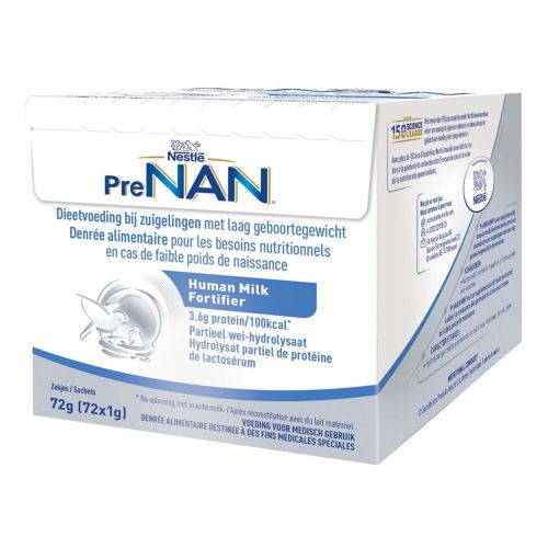 Nestlé PreNAN Human Milk Fortifier | 72 x 1 g | PharmaMarket