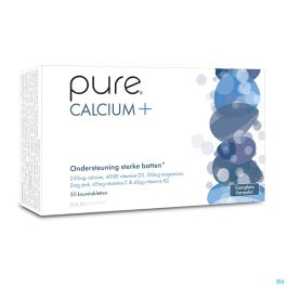 Pure Calcium+ | 30 chewable tablets | PharmaMarket