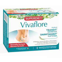 Superdiet Vivaflore Bowel Transit | 100 capsules | PharmaMarket