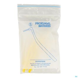 Proximal Interdental Brush Cylindrical with Long Handle Yellow | 5 ...