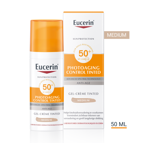 Eucerin Sun Protection Photoaging Control Tinted Gel-Cream Medium SPF ...