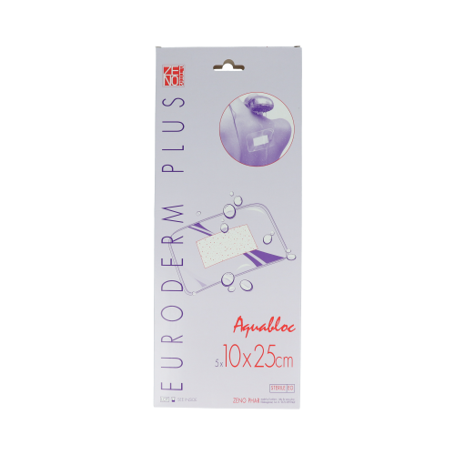 Euromed Plus Sterile Island Plaster Waterproof 10 cm x 25 cm | 5 pieces ...