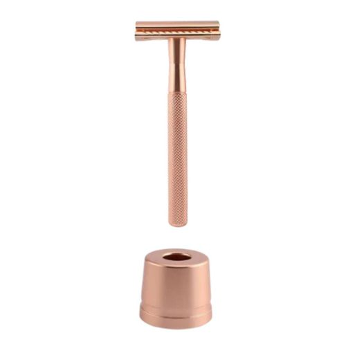 Wondr Safety Razor Razor Rose Gold | 1 piece | PharmaMarket