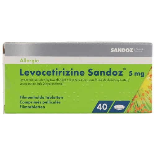 Sandoz Levocetirizine | 40 tablets | Without prescription | PharmaMarket