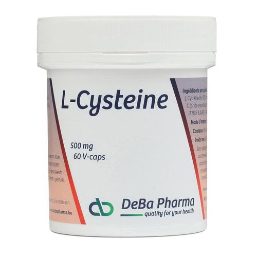 DeBa Pharma L-Cysteine 500 mg | 60 capsules | PharmaMarket